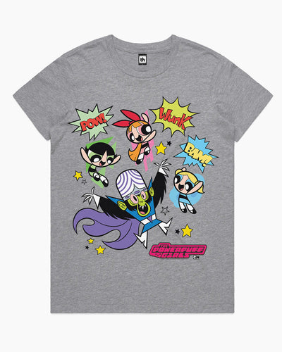 Powerpuff Pow T-Shirt | Official The Powerpuff Girls Merch | Threadheads