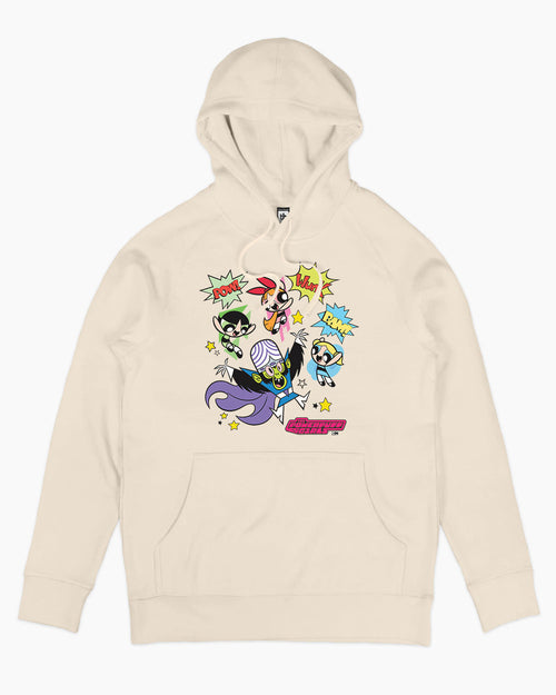 Powerpuff Pow Hoodie | Official The Powerpuff Girls Merch | Threadheads